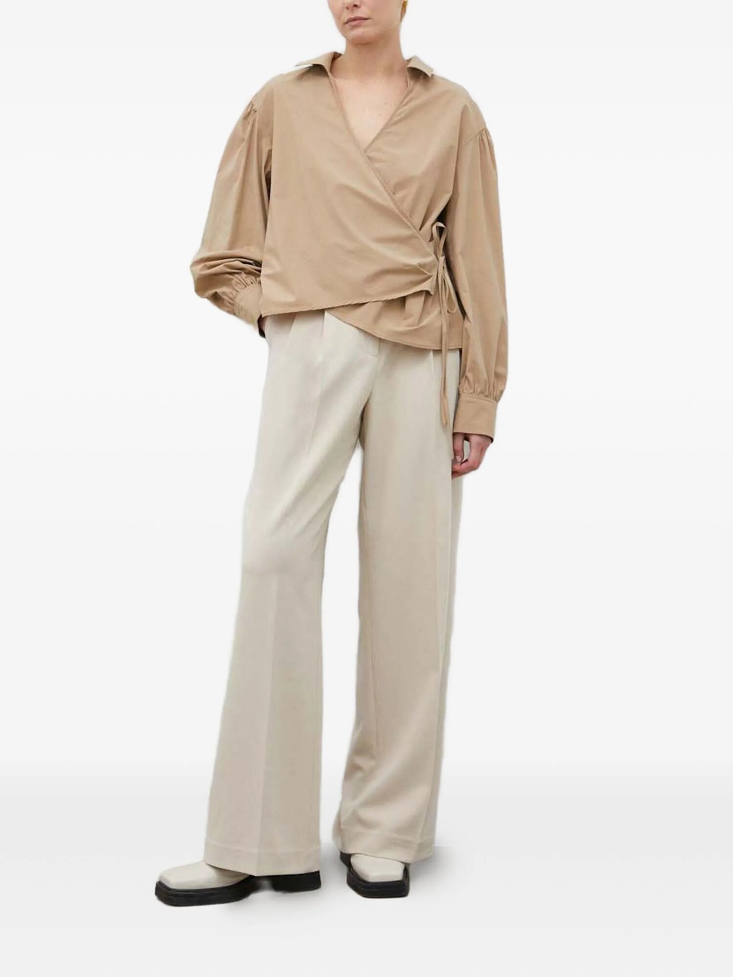 Топ Day Birger Et Mikkelsen Tie-detail top, размер 40 — фото 1