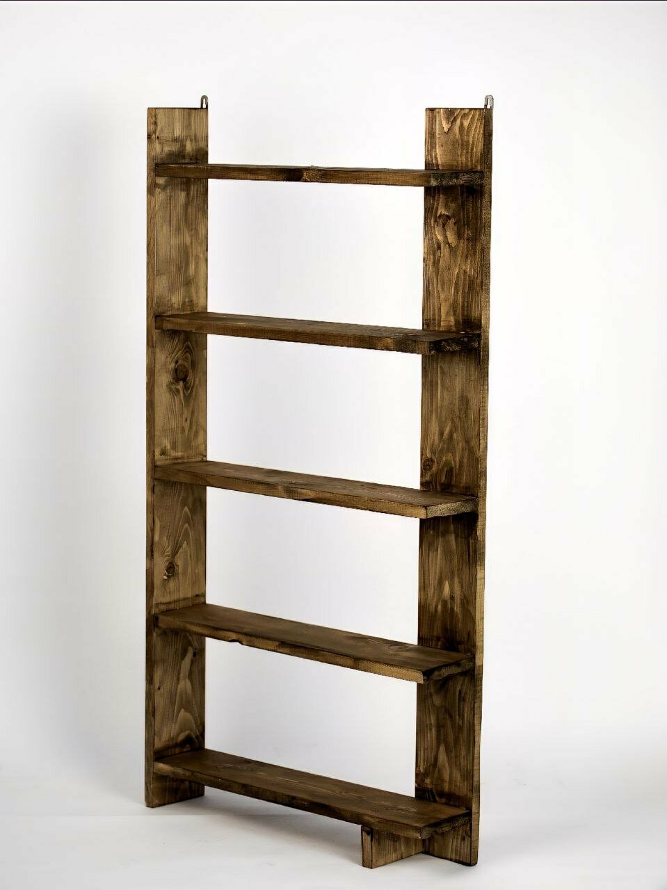 Деревянный Стеллаж из Массива Сосны | Полка Этажерка для Хранения Книг, Игрушек, Декора | Прочная, Универсальная, ЭКО