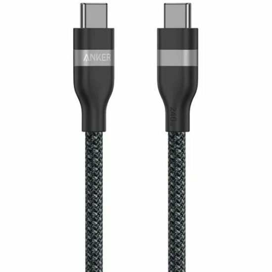 Кабель Anker A82E2 USB-C - USB-C, 0,9м, 240Вт, синий(A82E2031)