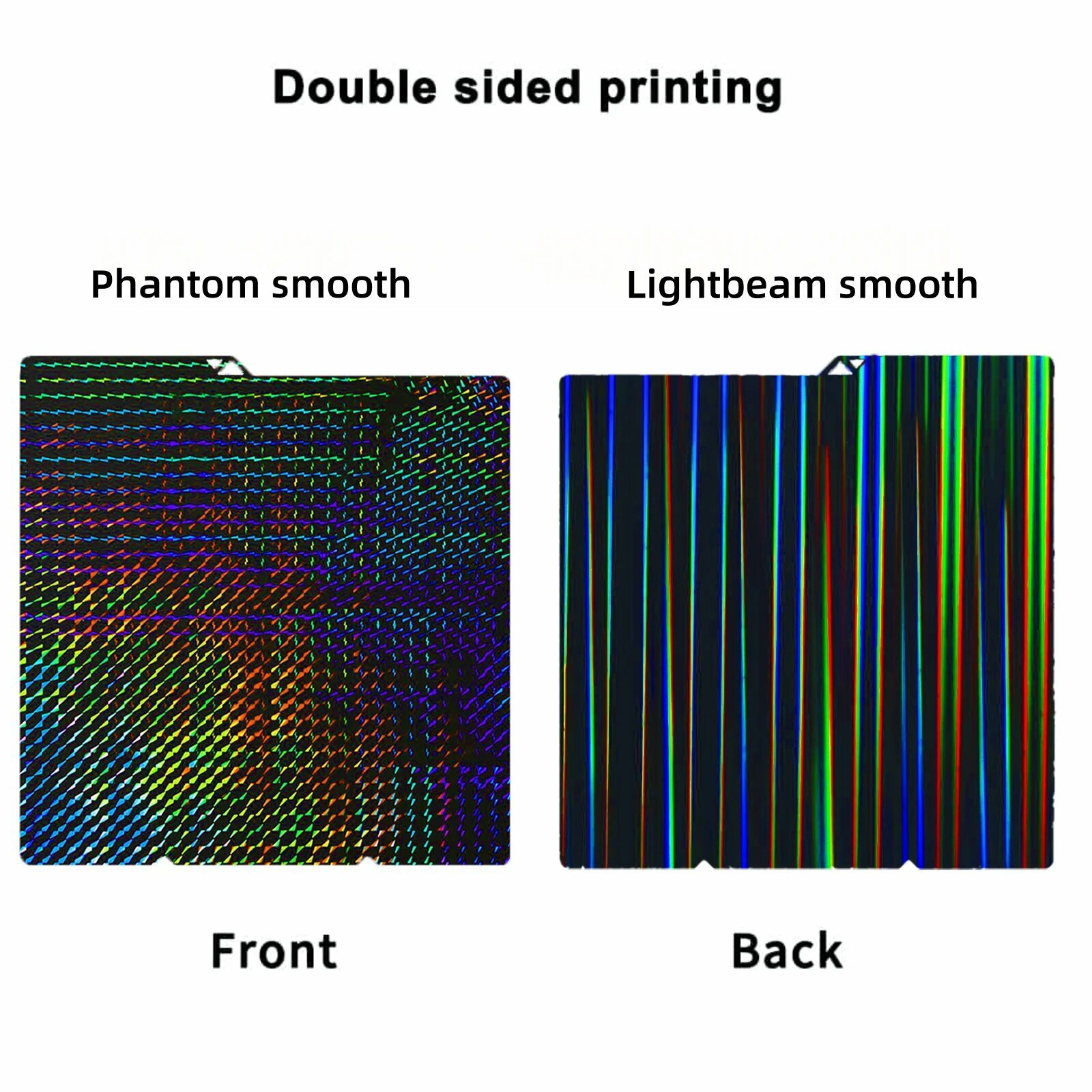 BEGRINT Двусторонняя PEI пластина 264x276 мм, Phantom-Lightbeam