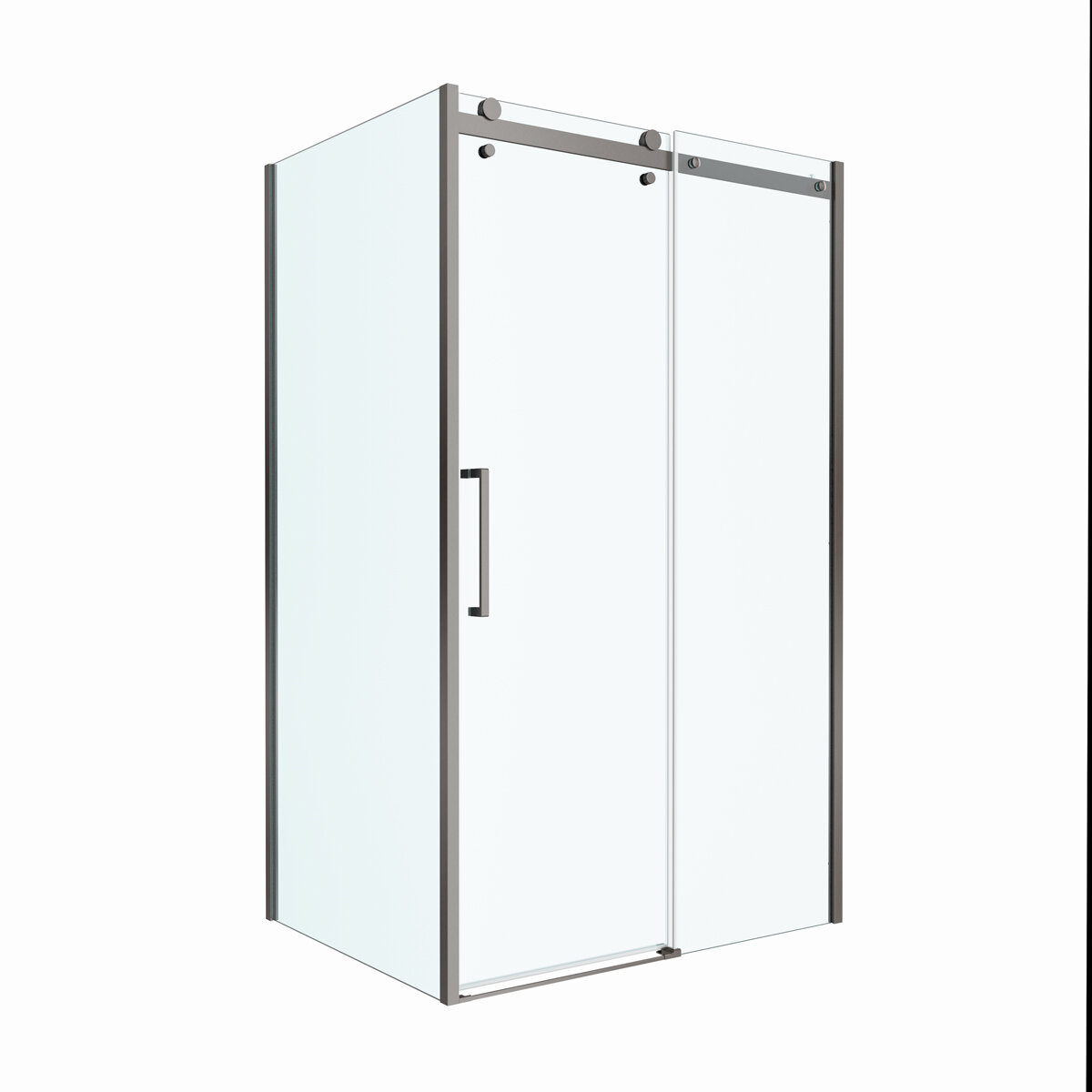 Душевой уголок BelBagno Marino 120х100 MARINO-2-AH-1-120/100-C-GM оружейная сталь
