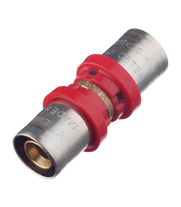 Соединитель прямой Tiemme 16пресс х 16пресс