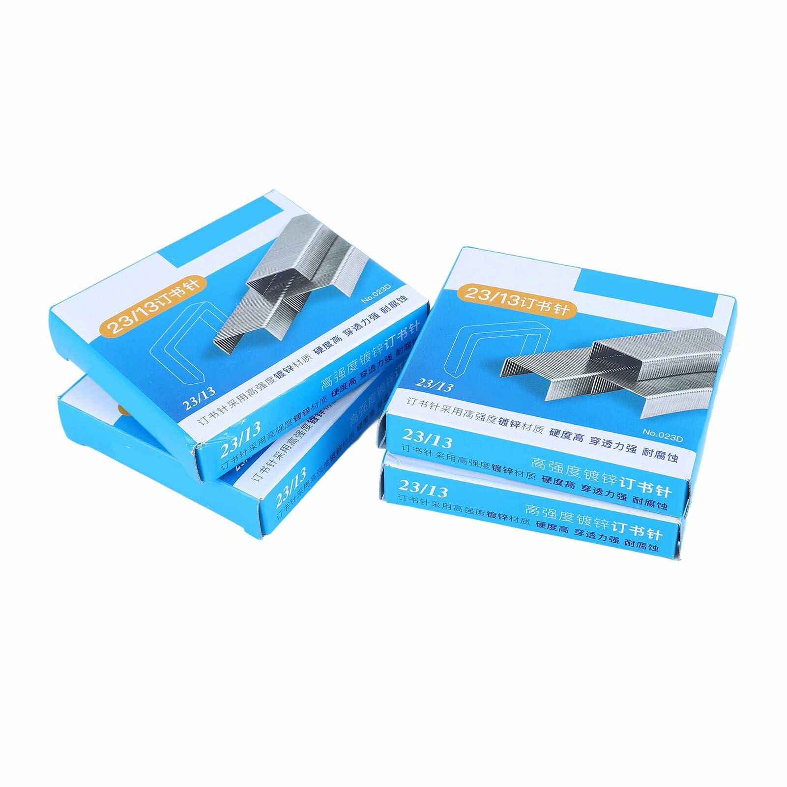 4000 шт. скоб 23 13 из оцинкованного железа, прочный металл, утолщенный, легкое крепление, вместимость 100 листов, для использования в офисе, дома, школе