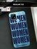 Силиконовый чехол на Realme C21 / Реалми С21 с принтом Woman blue