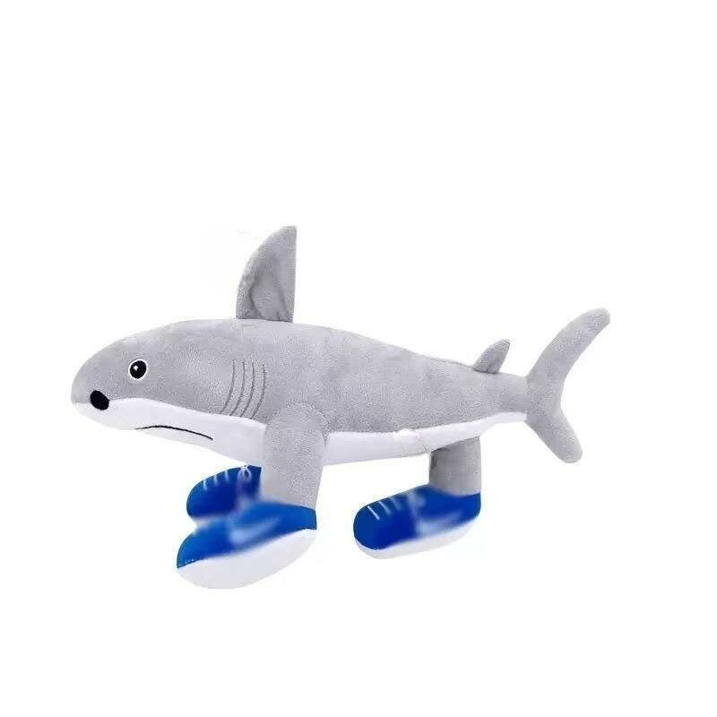 Классические деревянные куклы из серии «Горы и моря», плюшевые игрушки-акулы, идеально подходят для подарка.