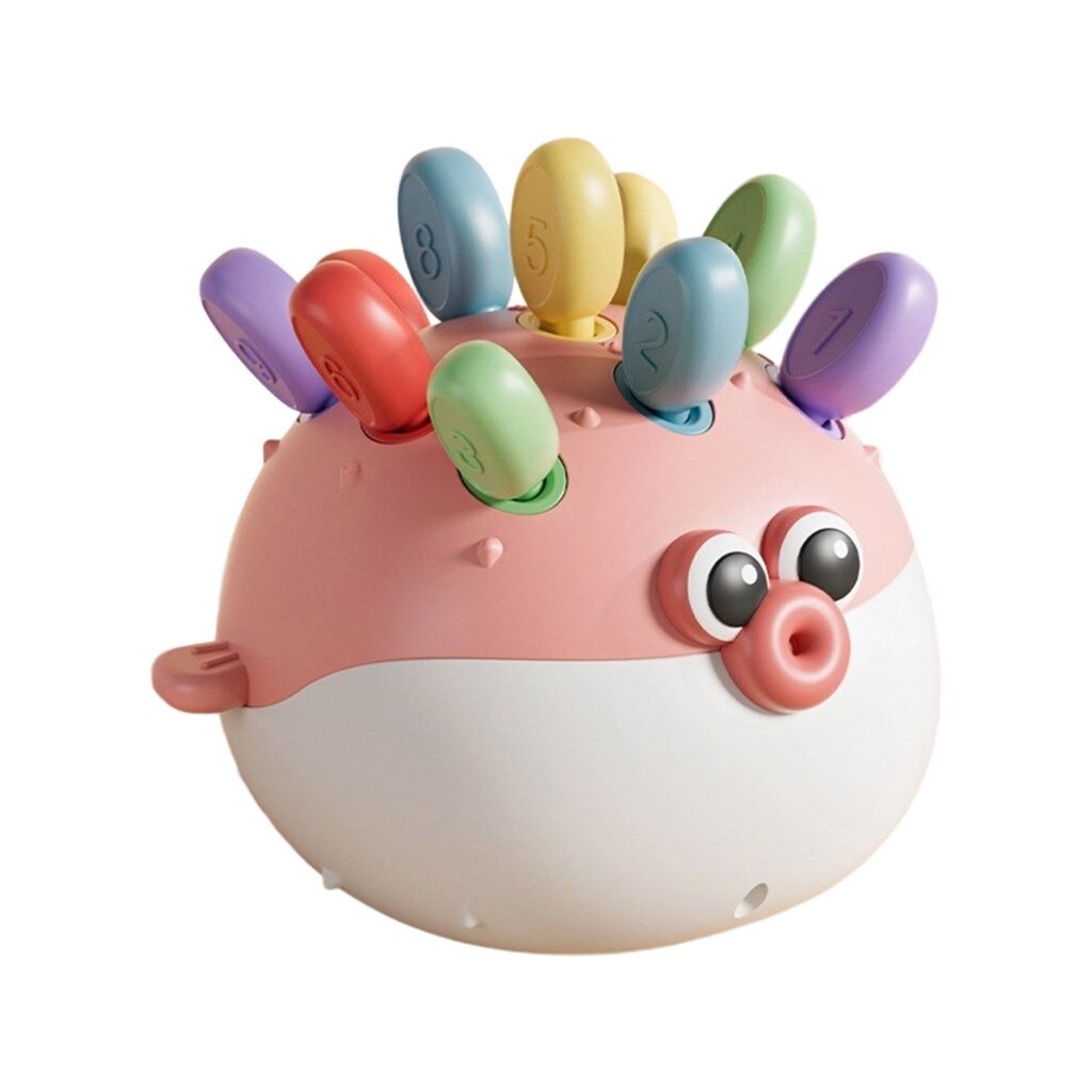 Сенсорное развитие Рыбы фугу с сортировкой по цвету для детей в возрасте от 18 месяцев и старше