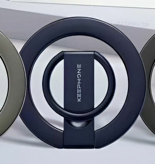 Магнитный держатель KEEPHONE MAGCLASP RING / Попсокет с магсейф KEEPHONE MAGCLASP RING / Синий