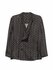 Пиджак GIORGIO ARMANI Geometric-patterned blazer, размер 50, black/black