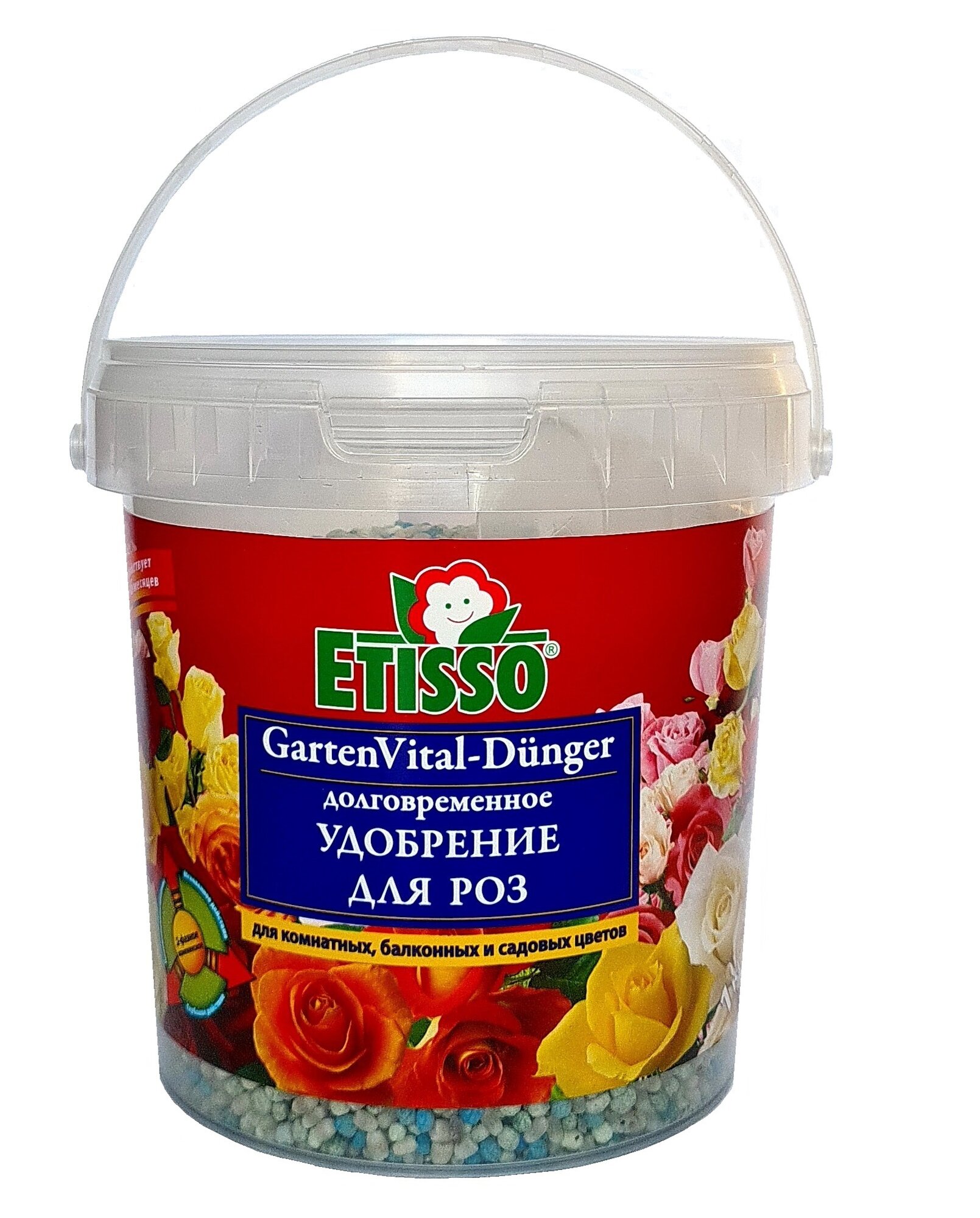 ETISSO (этиссо) Удобрение гранулированное комплексное долговременное удобрение для РОЗ, 1 кг (Германия)