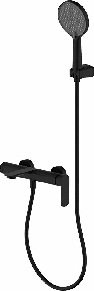 Смеситель для ванны и душа AQUAme Monza AQM6312MB черный