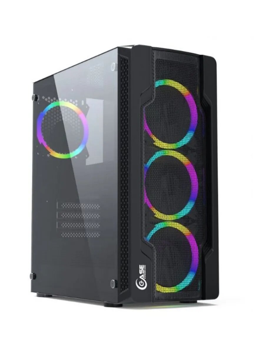 Корпус Mistral X4 MESH LED CMIXB-L4 черный