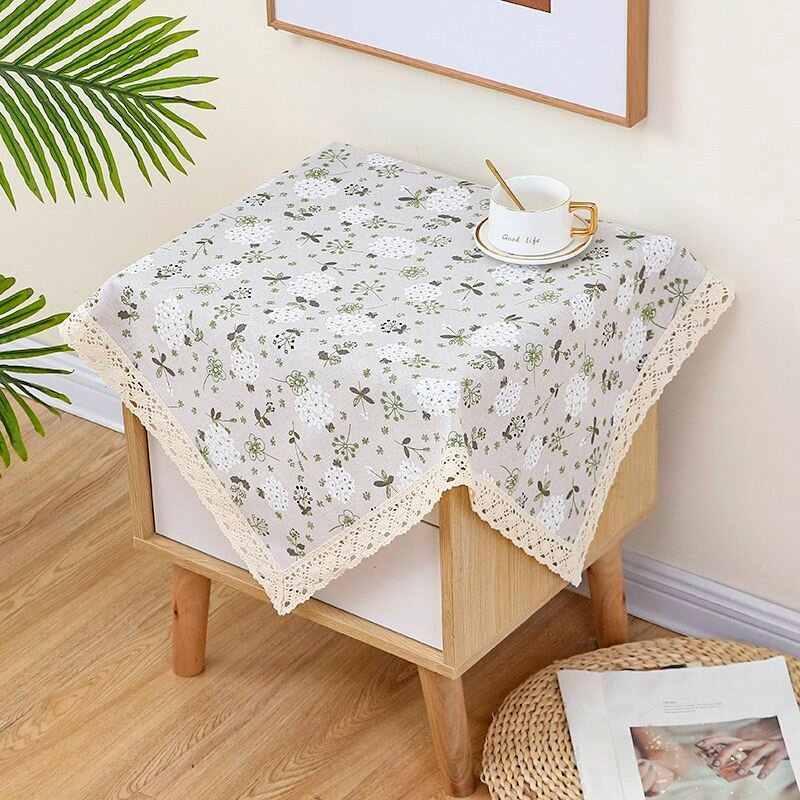 Маленькое квадратное полотенце, чехол для компьютерного принтера, чехол для прикроватной тумбочки, чехол для холодильника и стиральной машины, чехол для мелкой бытовой техники.