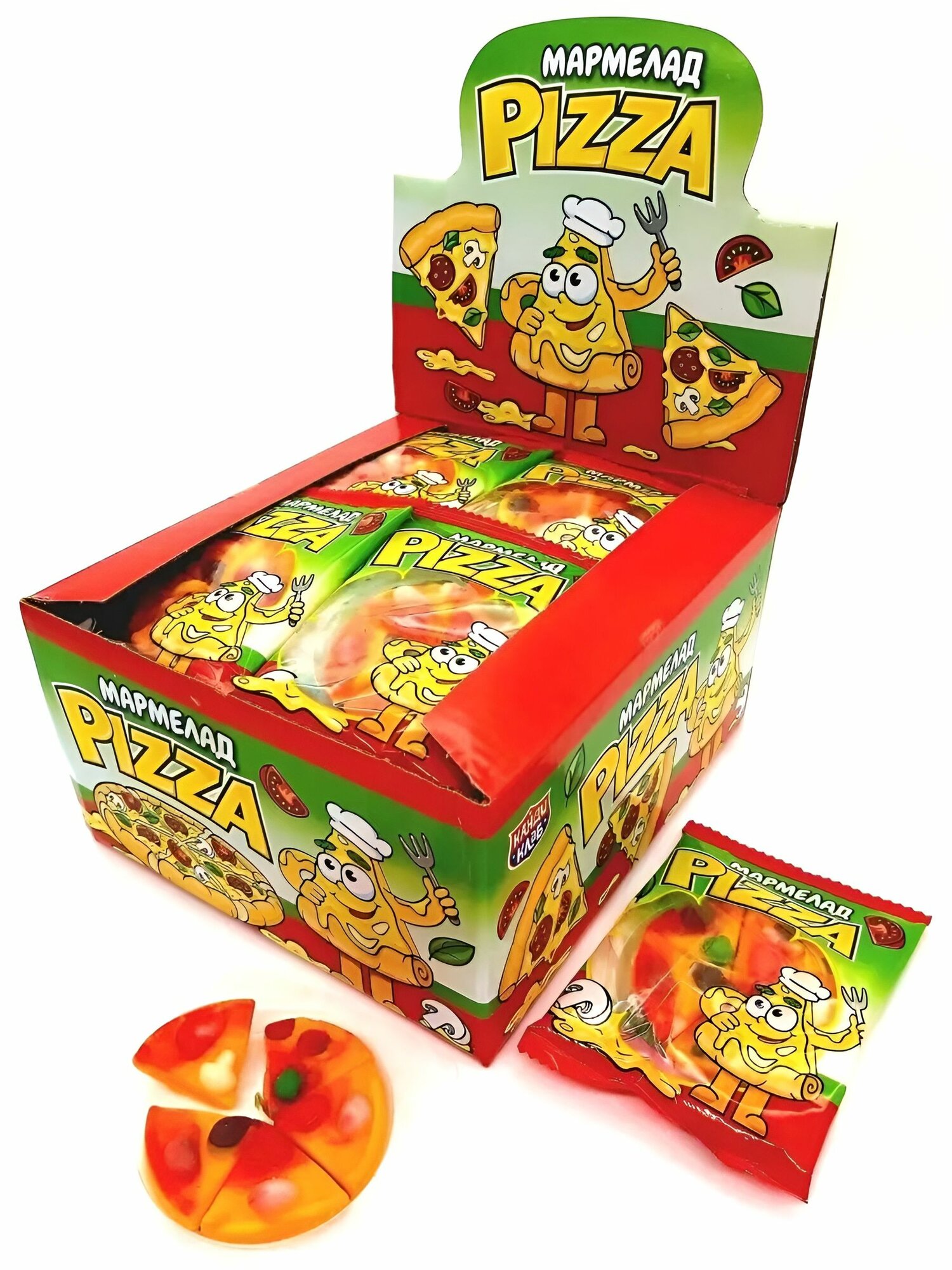 Жевательный мармелад Крэйзи Гамми Биг Пицца 16 гр