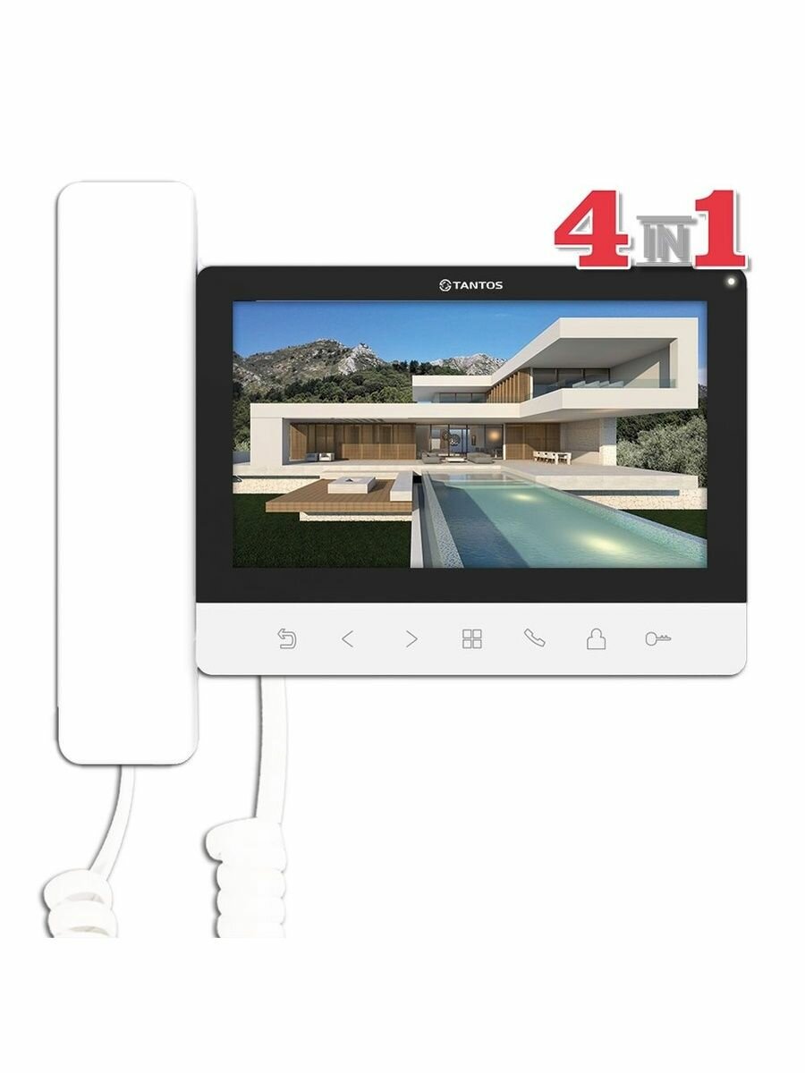 Монитор видеодомофона LOKI HD SE (White)