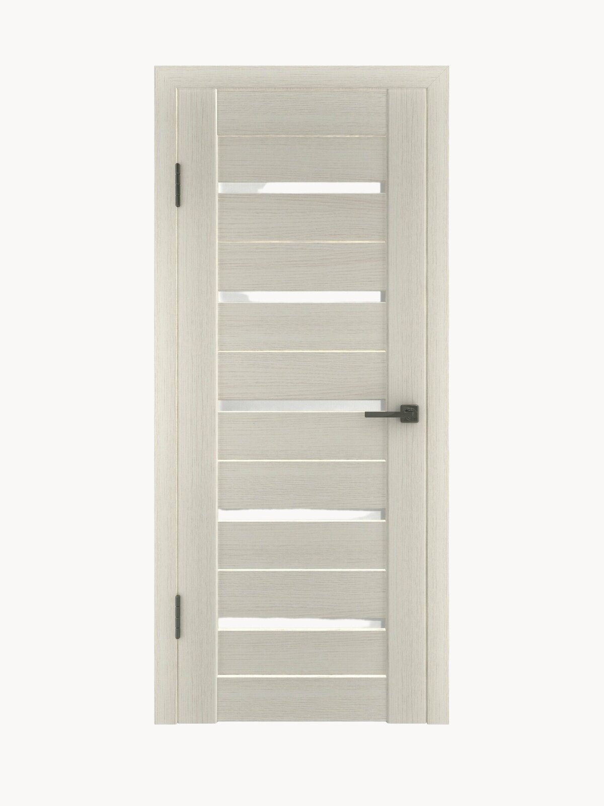 Межкомнатная дверь Глатум X7 остекленная Дуб беленый 70х200 cм