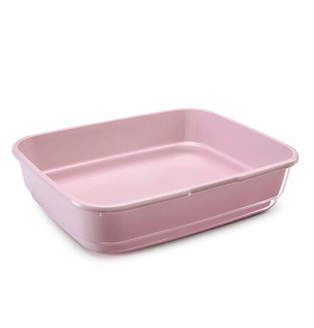 Туалет-лоток Аймак для кошек Светло-розовая 49,5х39х12 см