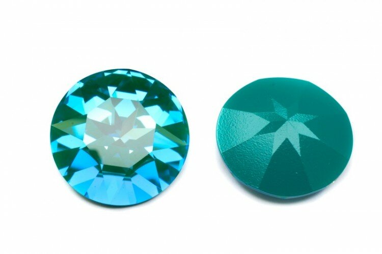 Кристалл Swarovski #1201 круглый 27мм, цвет #001 Crystal L142D Laguna DeLite, 1201-L142D, 1шт