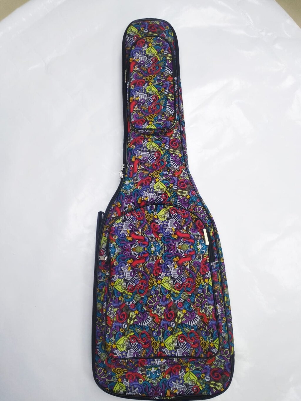 MZ-ChGE-3muz Чехол для электрогитары, ткань "музыка", MEZZO