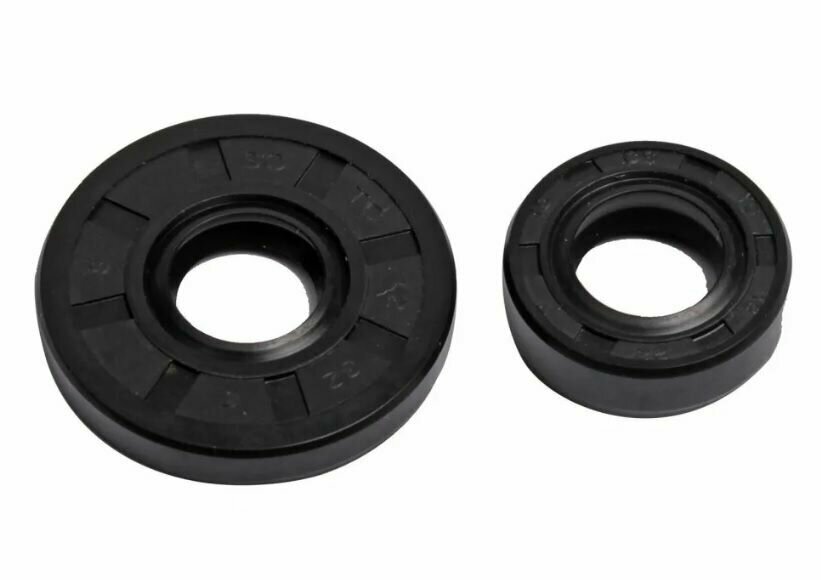 Сальники коленвала для бензопилы 3800 (Champion 137/142/237/241) (комплект: левый-12х22х7, правый -12х32х5)