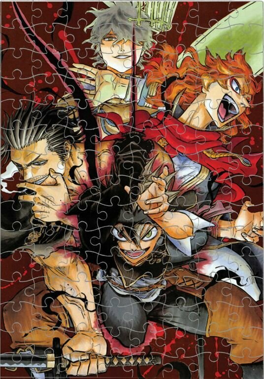 Пазл Черный Клевер, Black Clover №3