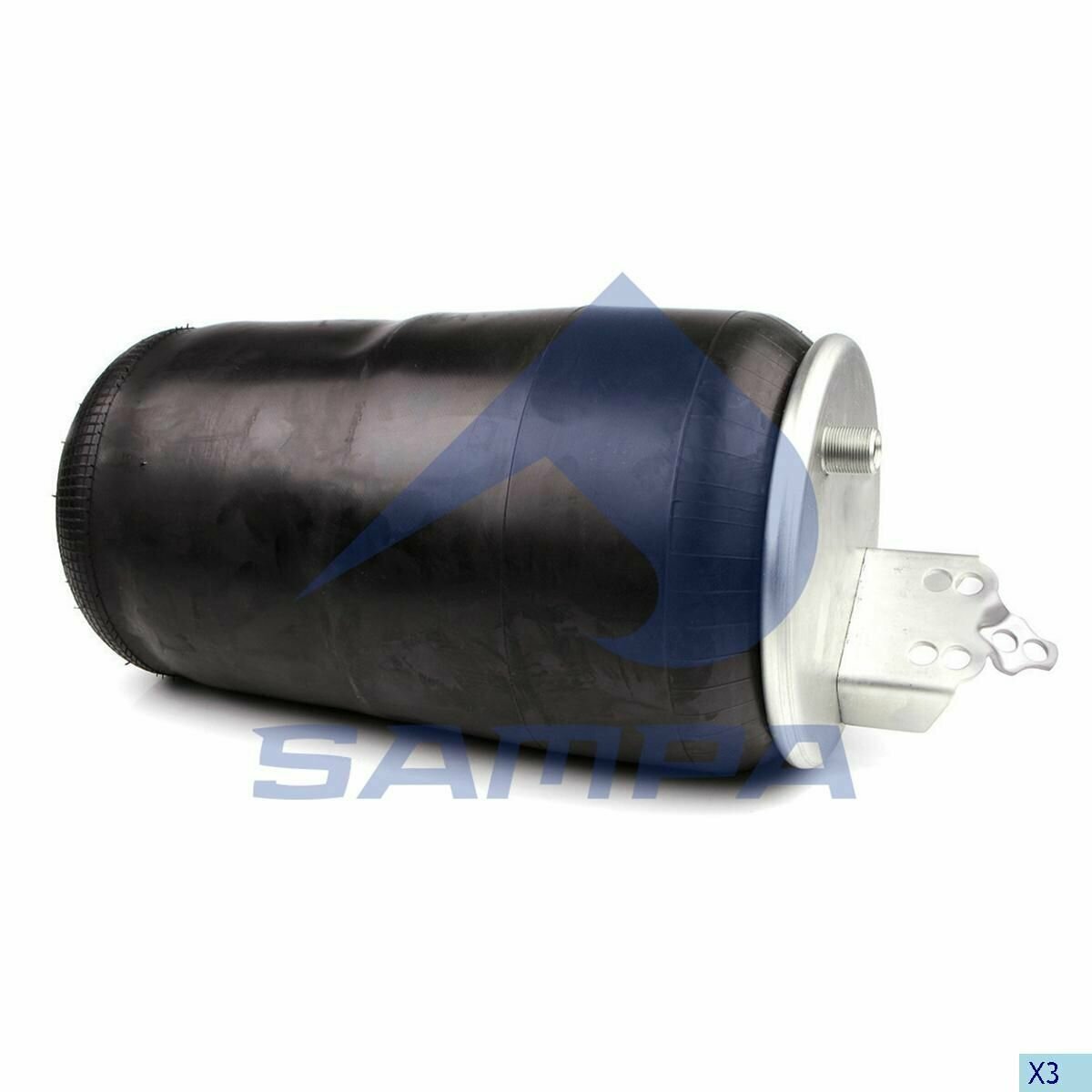 Пневморессора Volvo FH/FM зад/перед CHH-STD (без стакана) SP 557803 SAMPA