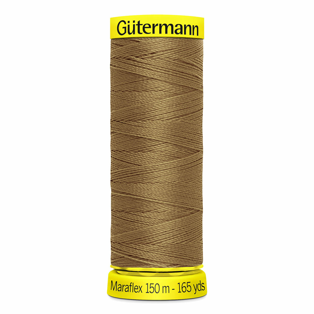 Нитки для трикотажа Gutermann Maraflex 120, 150 м, 100% ПБТ, 5 шт (887 бежево-горчичный)