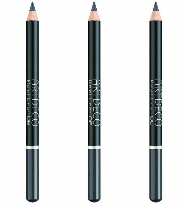 ARTDECO Карандаш для век Kajal, тон 06, Серый, 1,1 г, 3 шт
