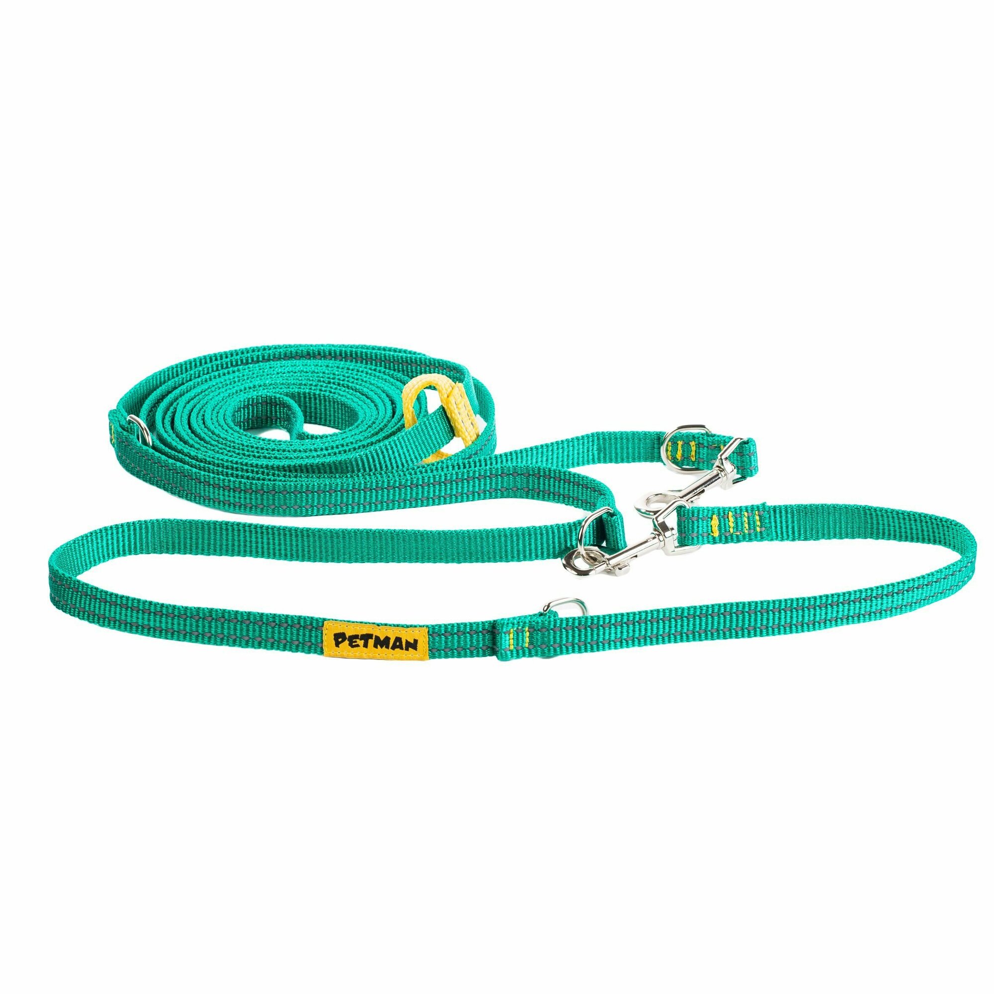 Светоотражающий поводок-перестёжка 15 мм 5 метров для собак