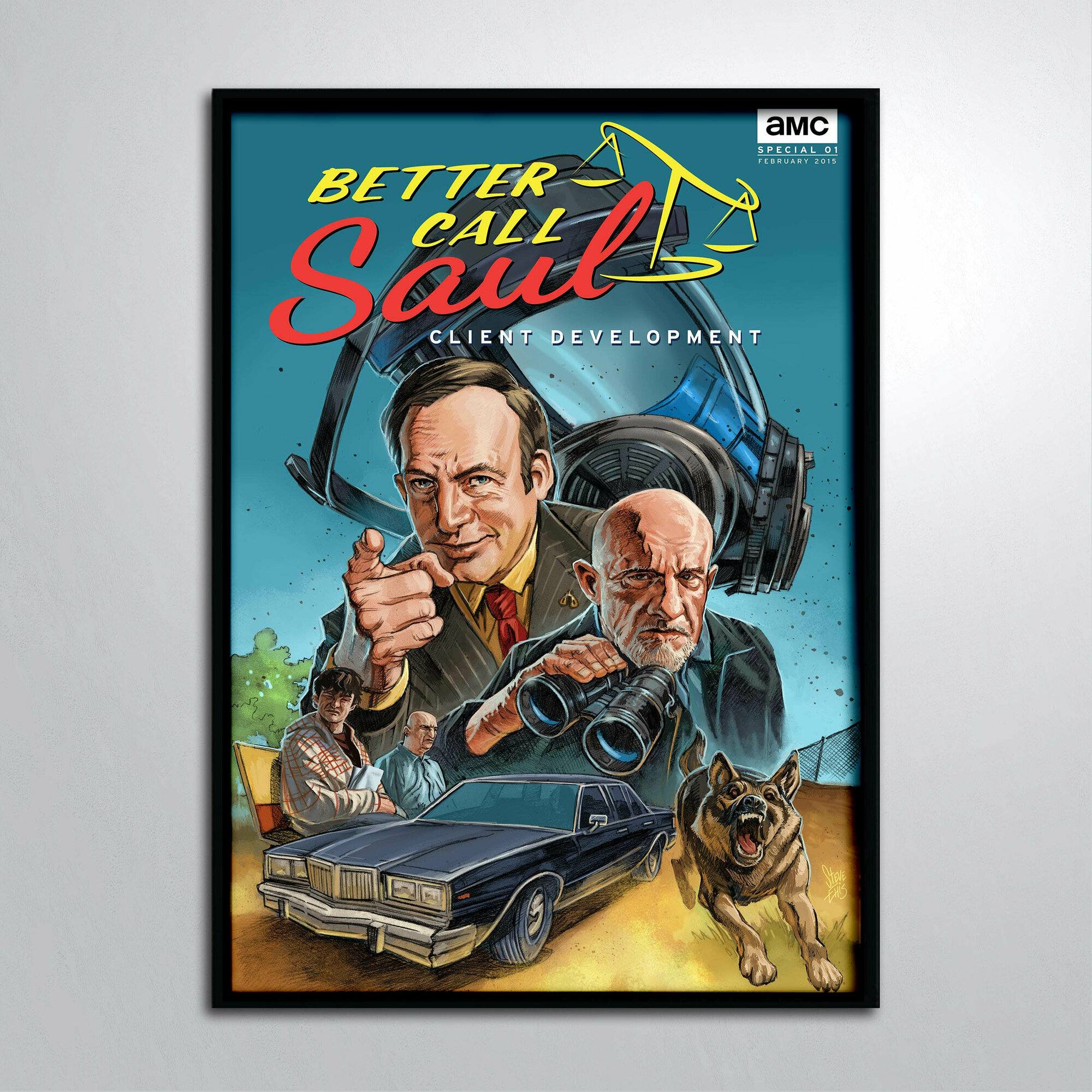 Постер без рамы/Лучше звоните Солу Боб Оденкёрк Картина Better Call Saul