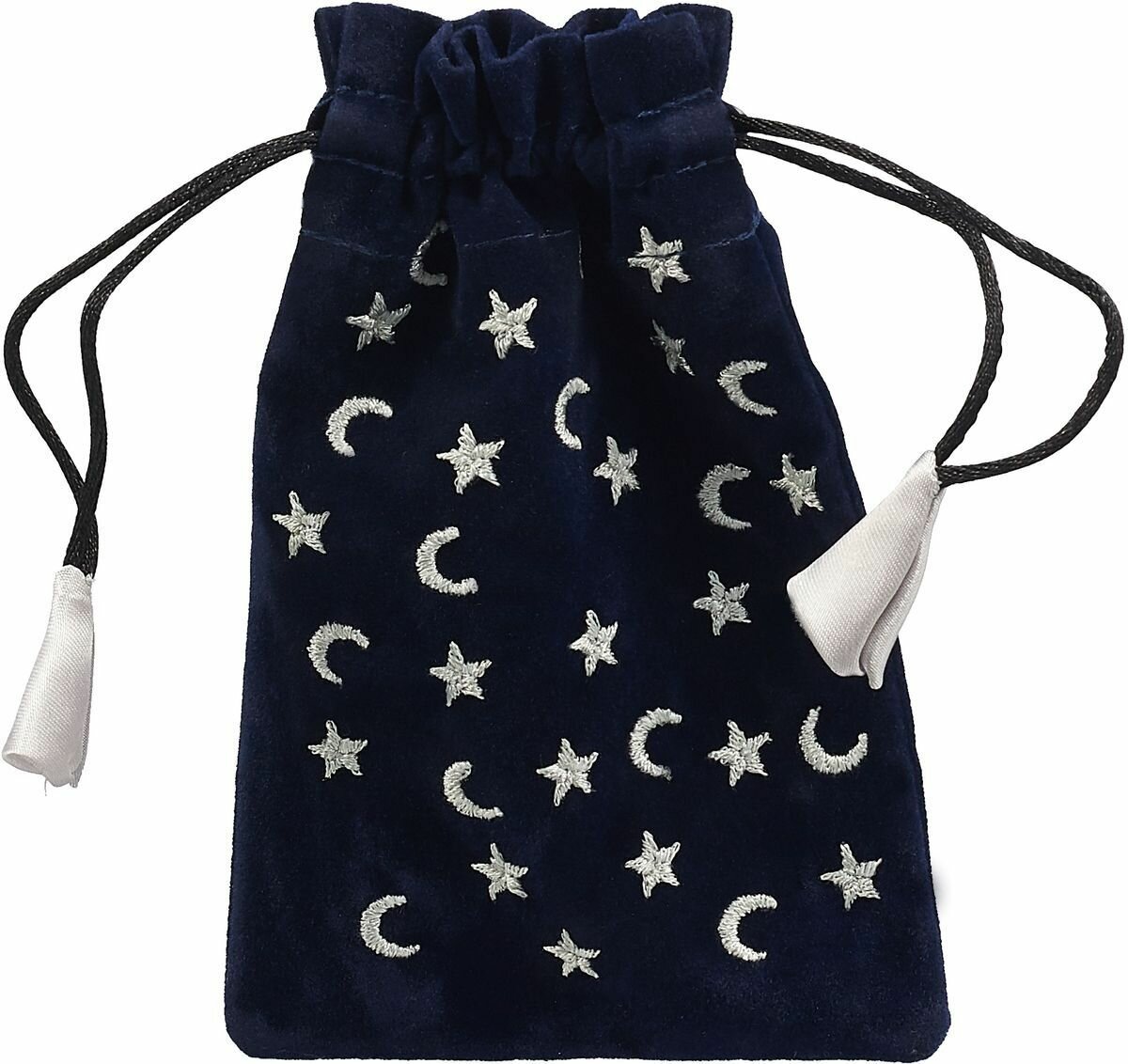 Мини мешочек для карт таро Луна и звезды / бархат, 8,5 х 13,5 см