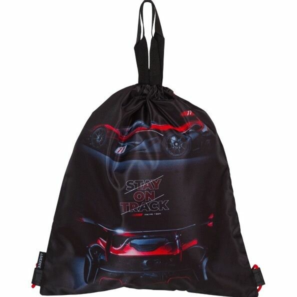 Сумка для сменной обуви "deVENTE. Stay On Track" 38x43 см, водоотталкивающая ткань, на веревочной завязке