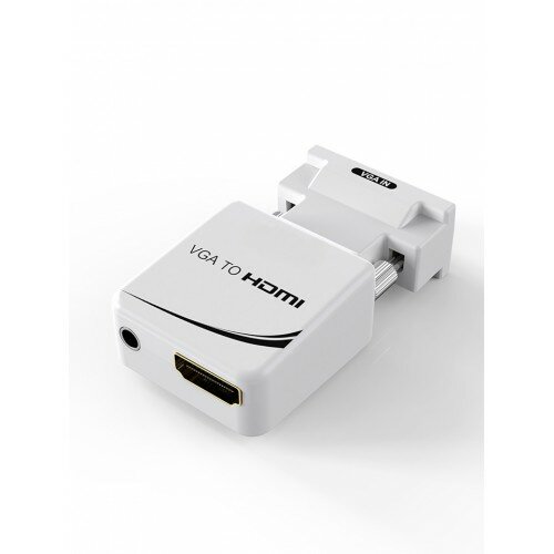 Переходник VGA, папа, --- HDMI, мама, KS-427 15M/19F
