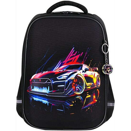 Ранец Brauberg 272027 LIGHT 1 отделение с брелком Neon drift 36х26х13 см