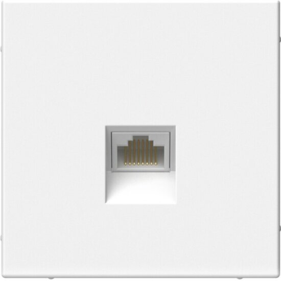 Розетка компьютерная Systeme Electric (schneider Electric) ArtGallery RJ45 кат.6A механизм белый, GAL000186