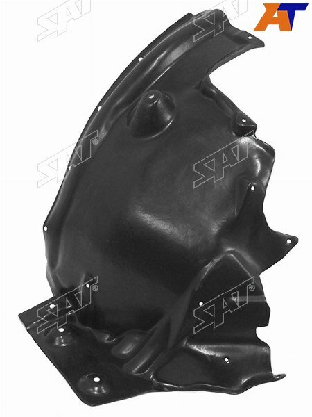Подкрылок SAT, для BMW X3, передняя, левая сторона, черный, задняя часть