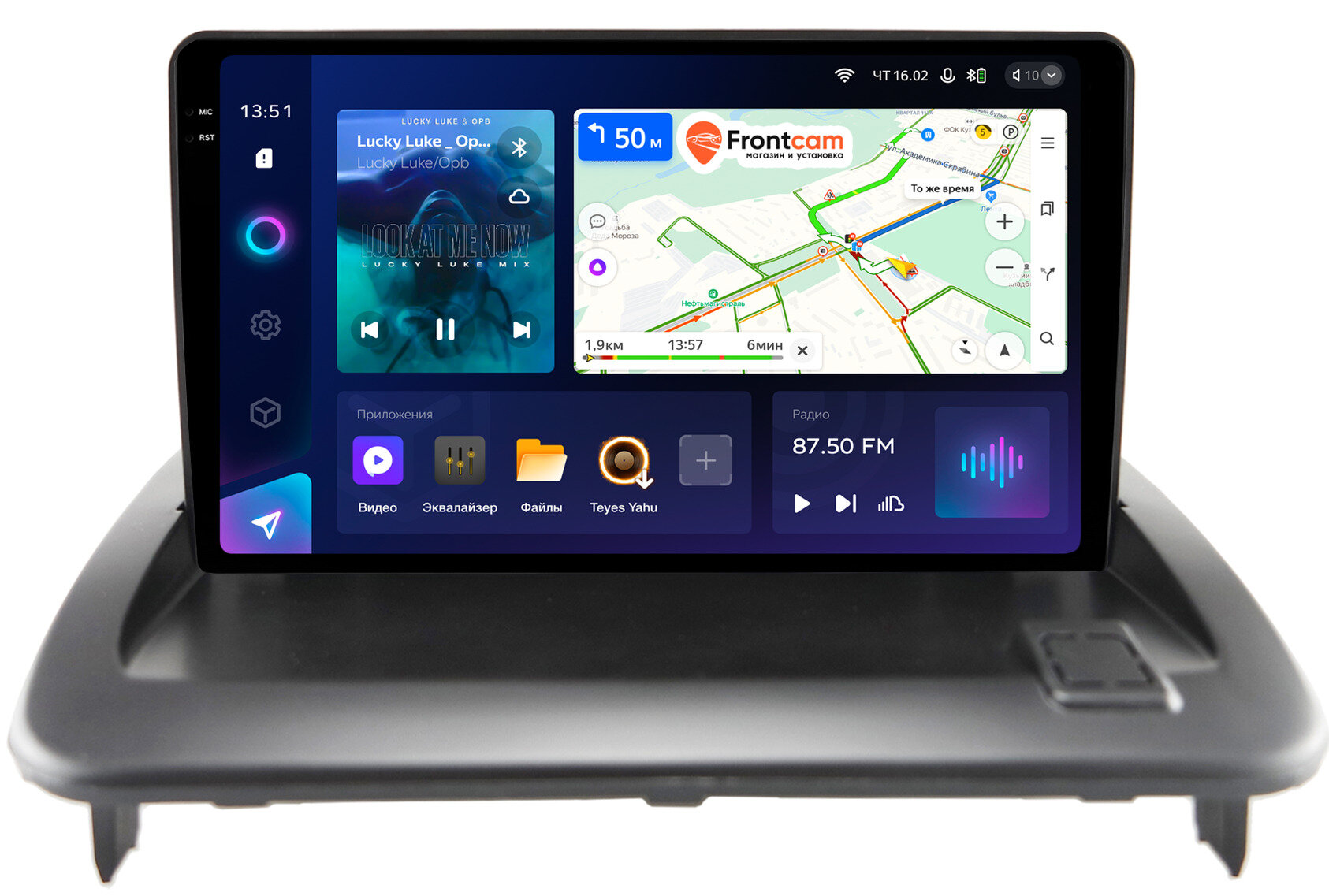 Штатная магнитола Volvo S40 2, V50, C30, C70 2 2005-2013 Teyes CC3 2K 4/64 9.5" RM-9-447 Android 10 (4G-SIM, DSP, QLed)