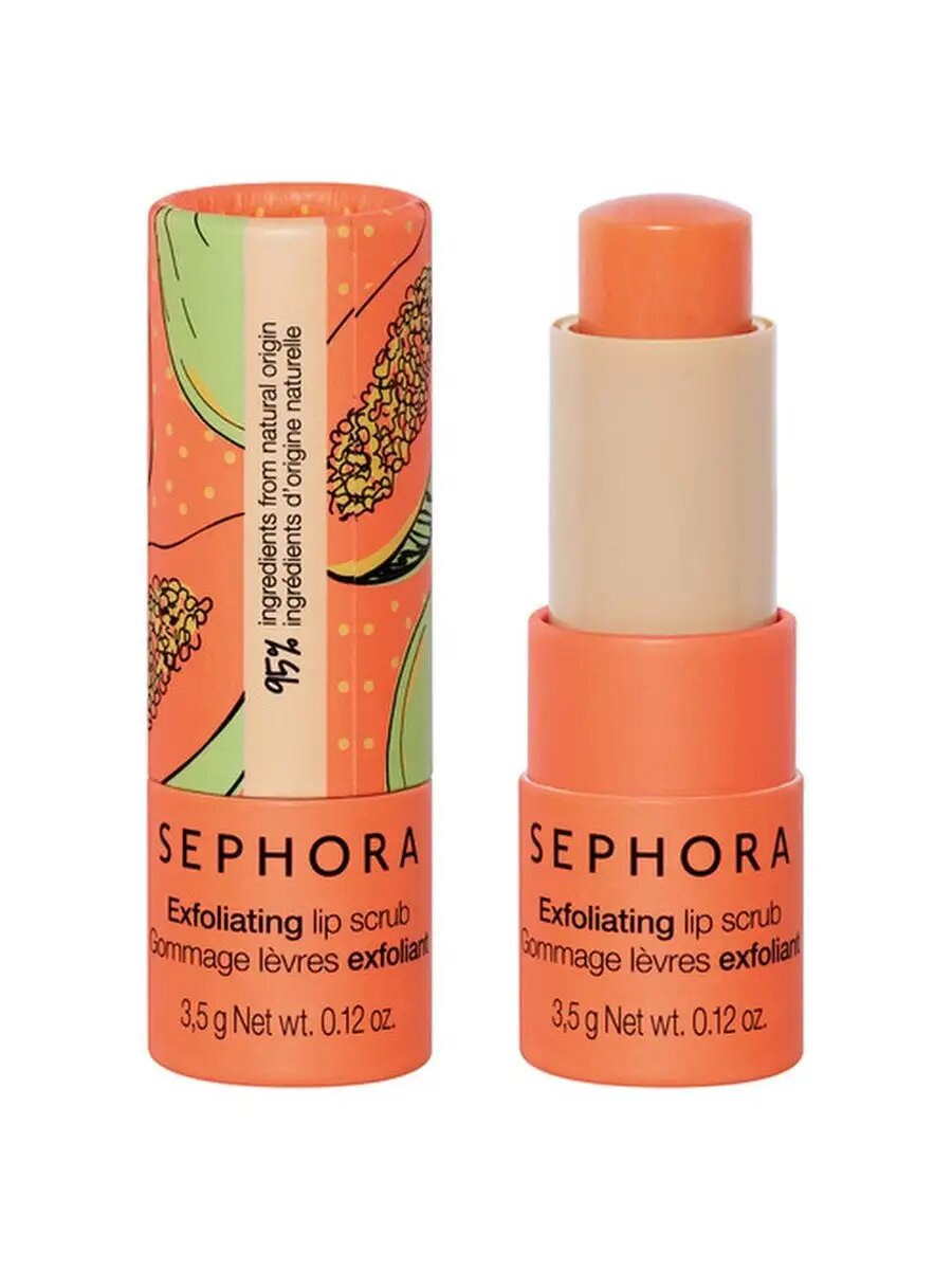 Colorful Lip Balms Скраб для губ - папайа