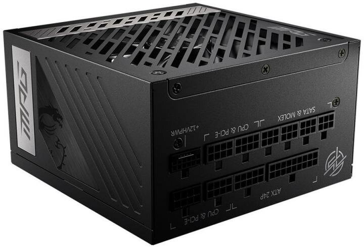 Блок питания MSI 1000W ATX (24+4x4+16+6x6/8пин) Cable Management