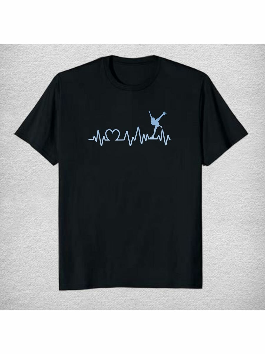 Футболка фигурное катание пульс