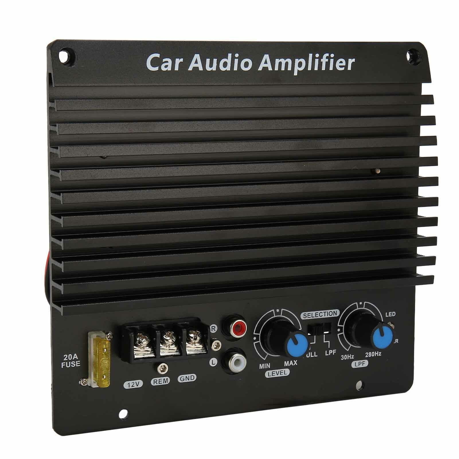 12V Car Amplifier Board High Power Aluminum Alloy Subwoofer Plate for Vehicle