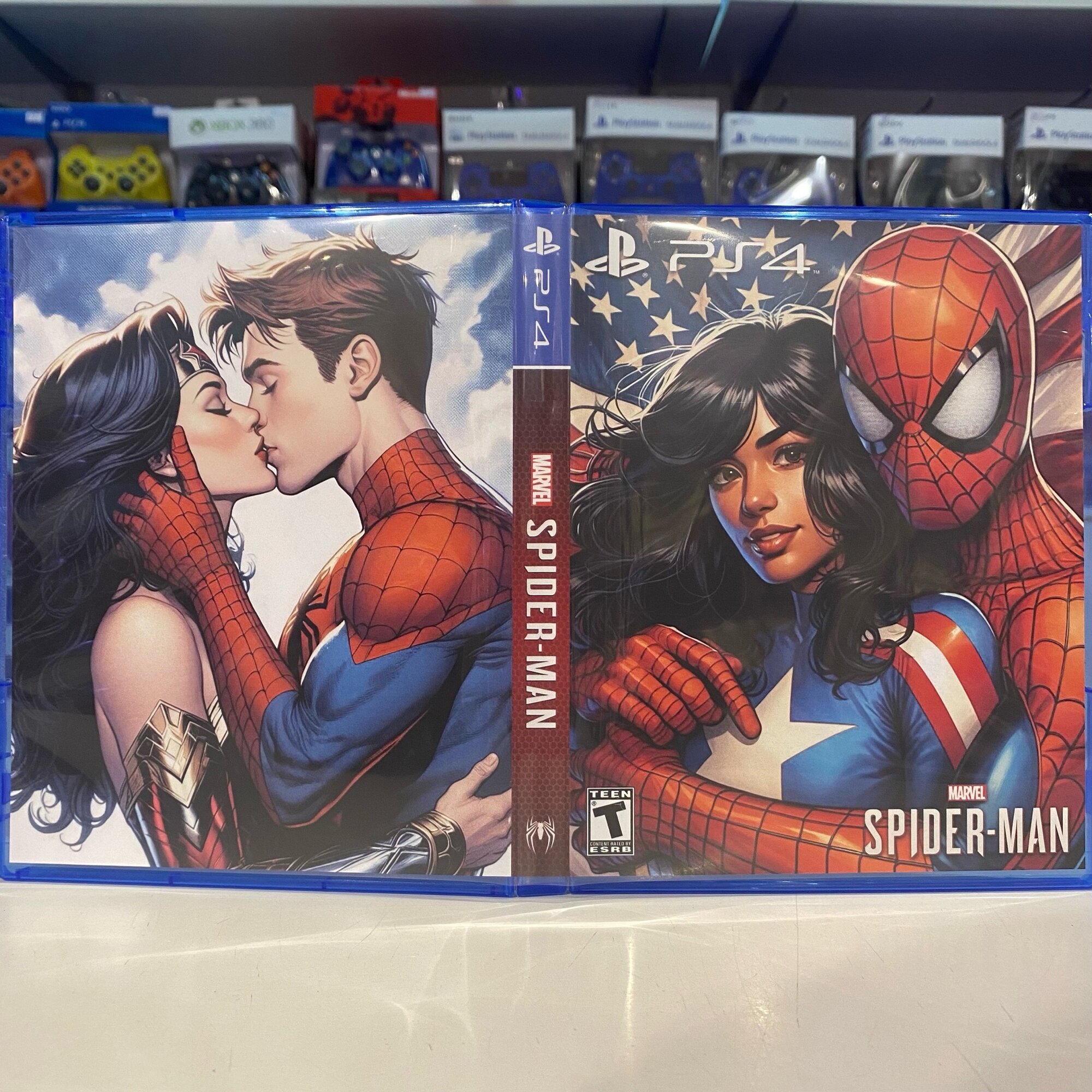 Эксклюзивная обложка PS4 для Spider Man / Человек паук №39
