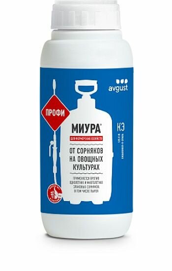 Миура Профи, 480 мл профессиональный препарат для защиты овощных культур от злаковых сорняков