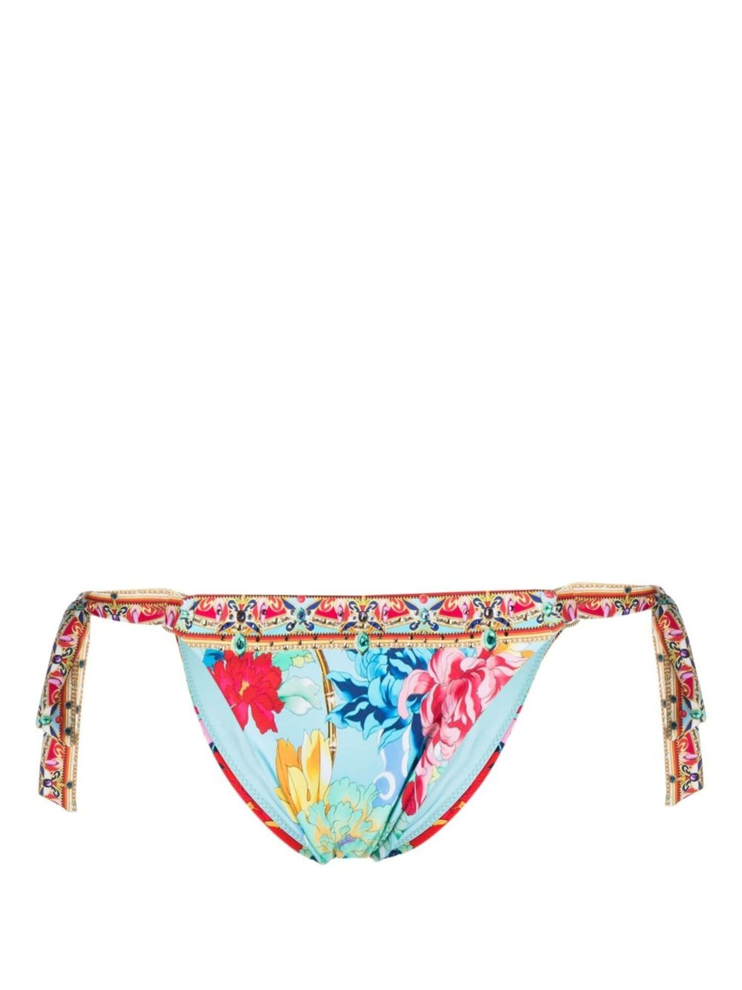 Купальник Floral-print bikini bottoms