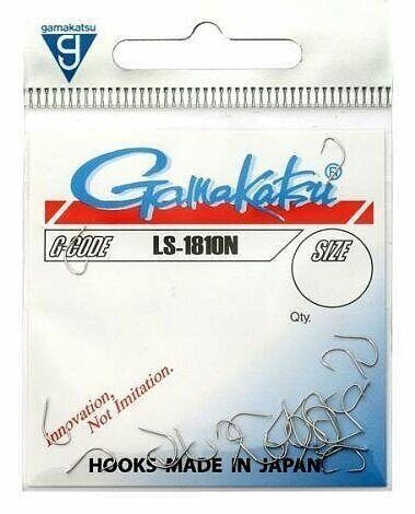 Крючок одинарный Gamakatsu LS-1810N Nickel N14