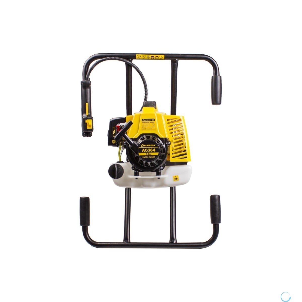 Мотобур Champion AG364 профес. 2-х такт. 2200Вт 3л. с. 64см3