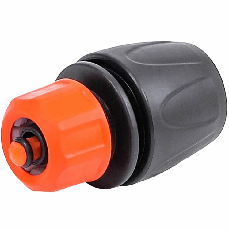 Соединитель для шлангов ЖУК 1/2" с аквастопом