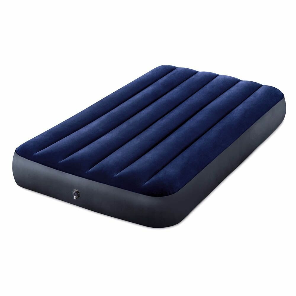 Кровать надувная, INTEX, Classic downy(Fiber tech) Твин, 99см x 1,91м x 25см