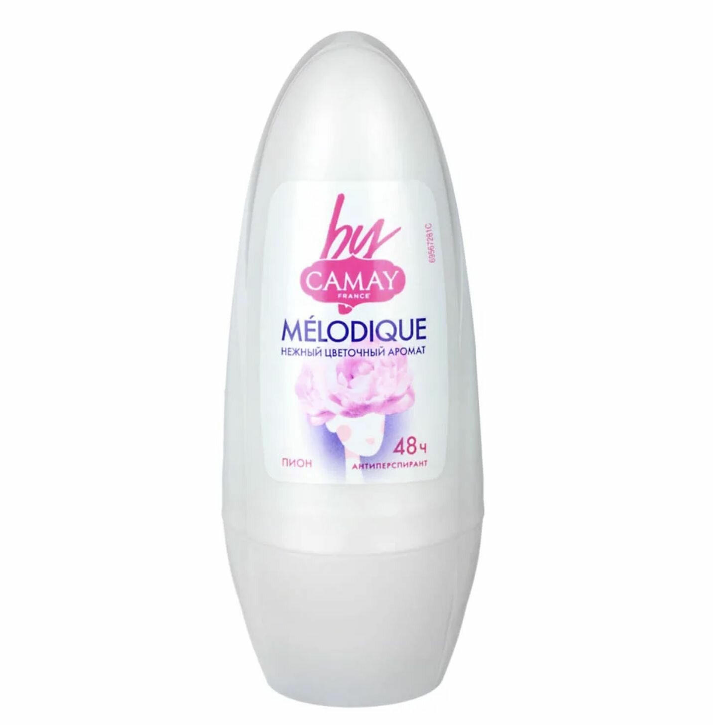 Камей / Camay France - Дезодорант-антиперспирант для тела шариковый 48ч Melodique Пион 50 мл