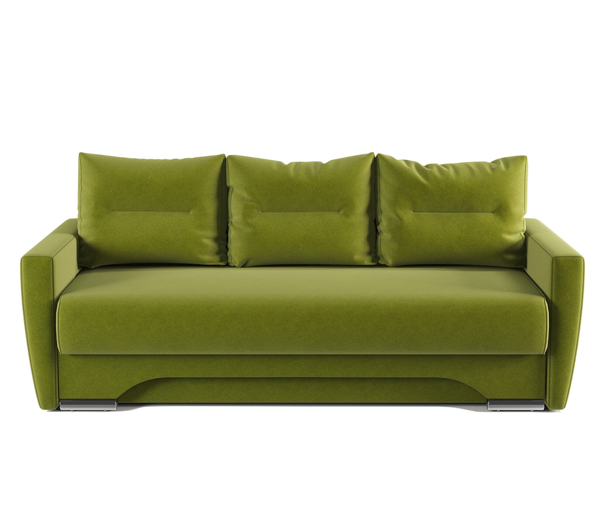 Диван-кровать еврокнижка Опера 150 велюр Дрим эппл