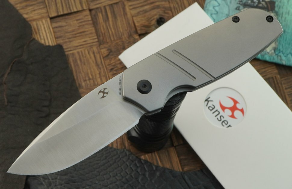 Складной нож Kansept Knives Turaco, сталь CPM S35VN, рукоять титан